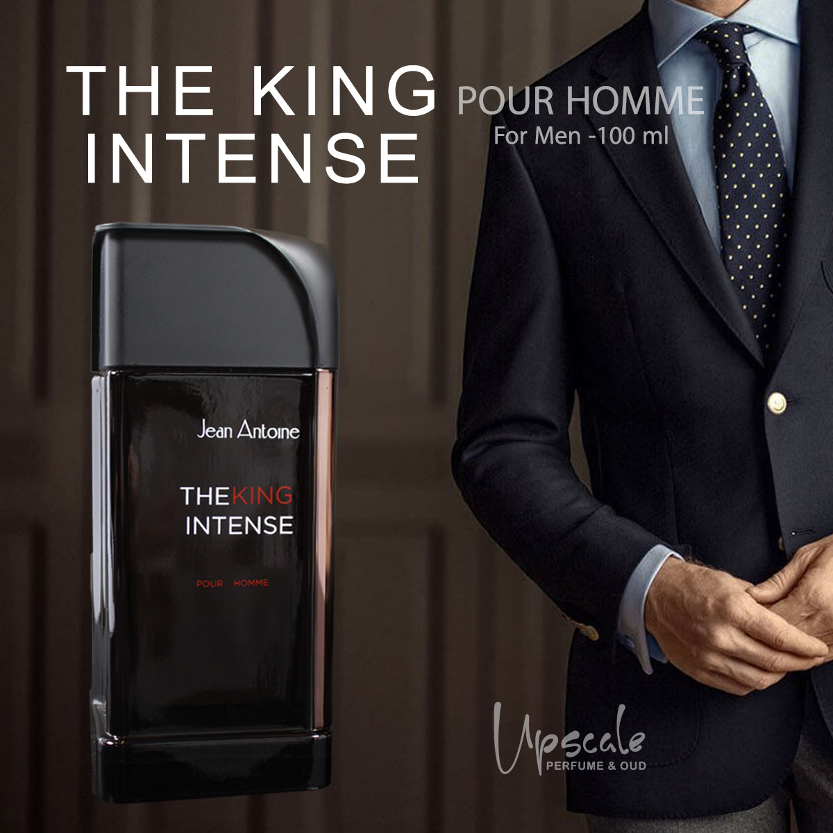 THE KING INTENSE Eau DE Perfume by Jean Antoine 100ML Scent of Youthfu ...